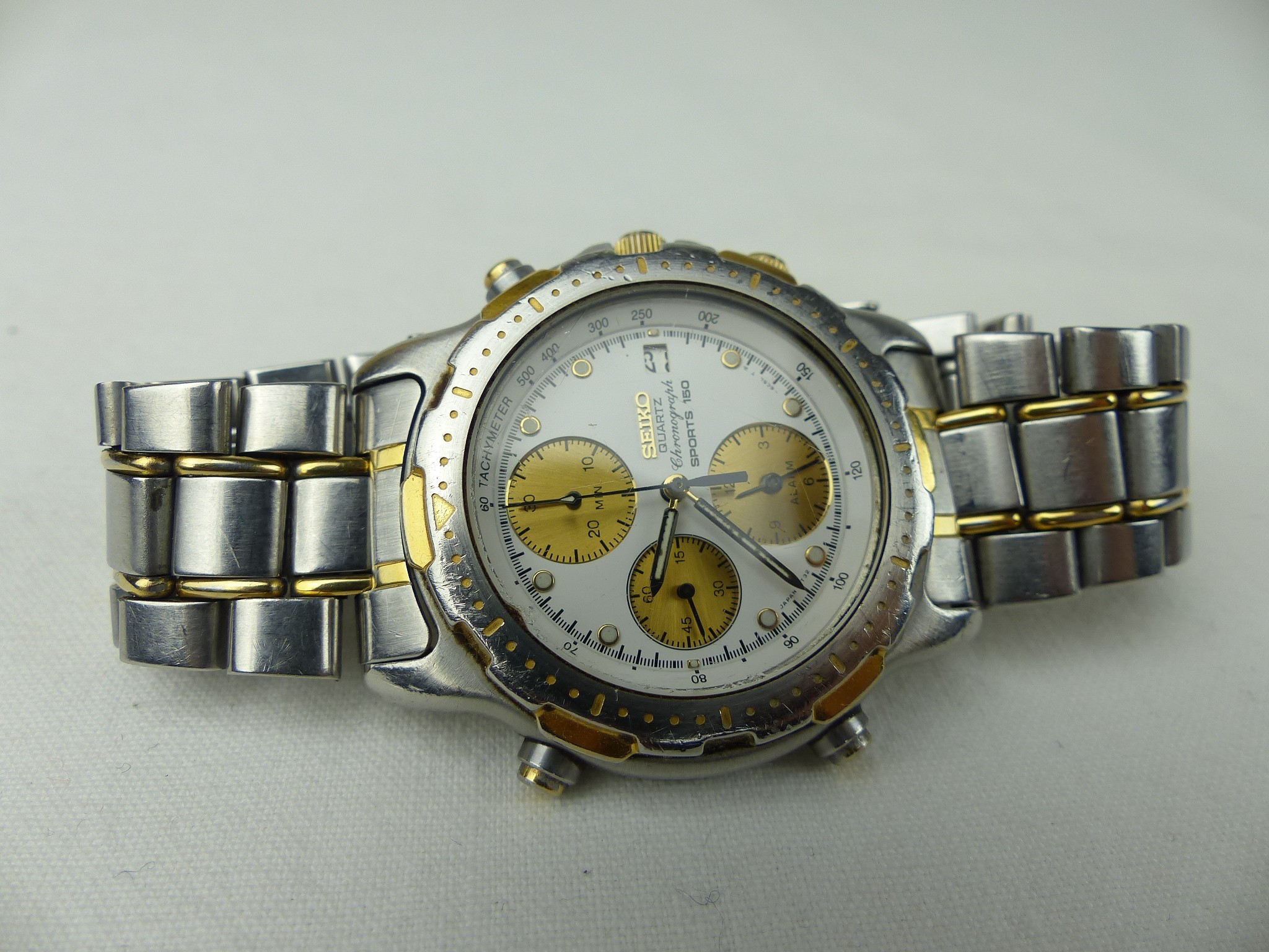 Rare montre SEIKO 7T32-6C20 Ao Vintage - Label Emmaüs