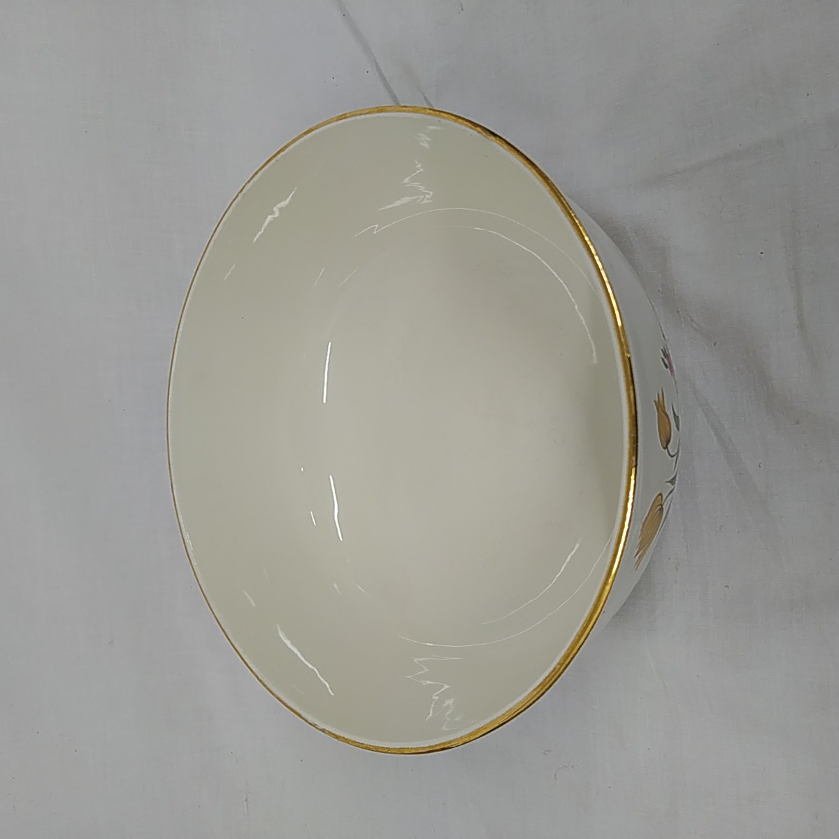 Saladier en porcelaine de Gien - Label Emmaüs