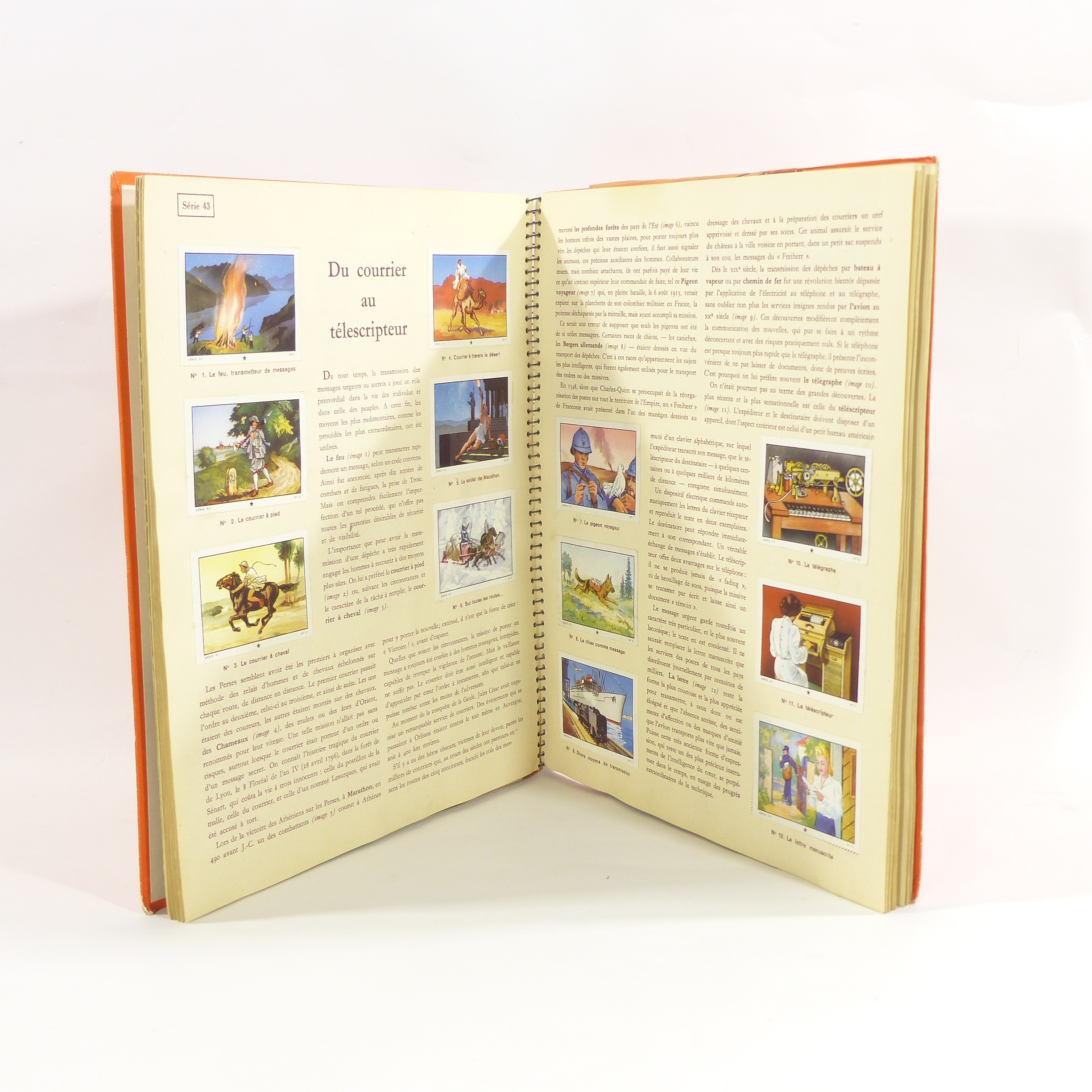 Lot de 4 volumes 'Les Merveilles du Monde' / 1954 à 1960 - Chocolat Nestlé et Chocolat Kohler ...