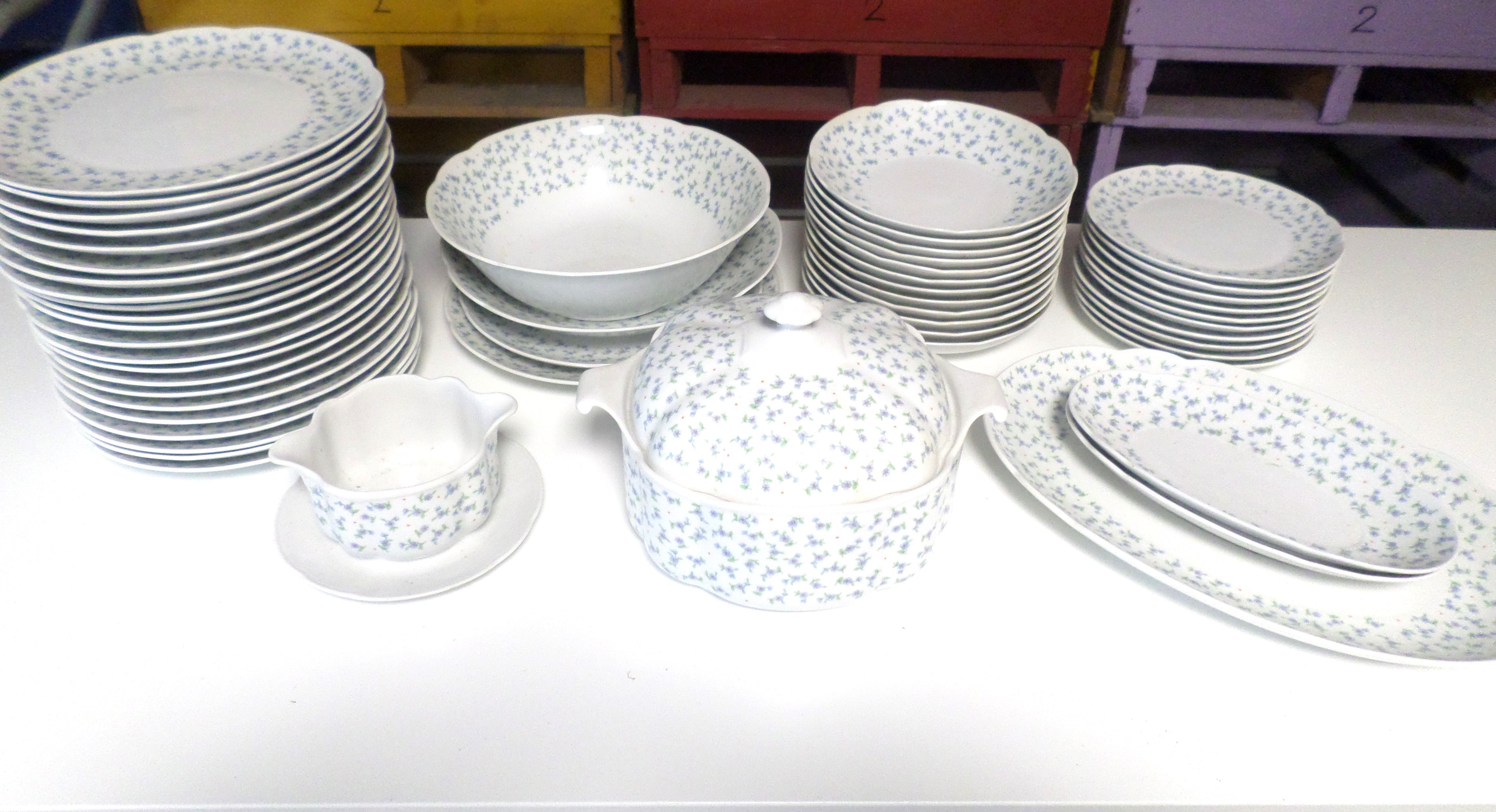 service porcelaine - origine allemande bavaria - Label Emmaüs
