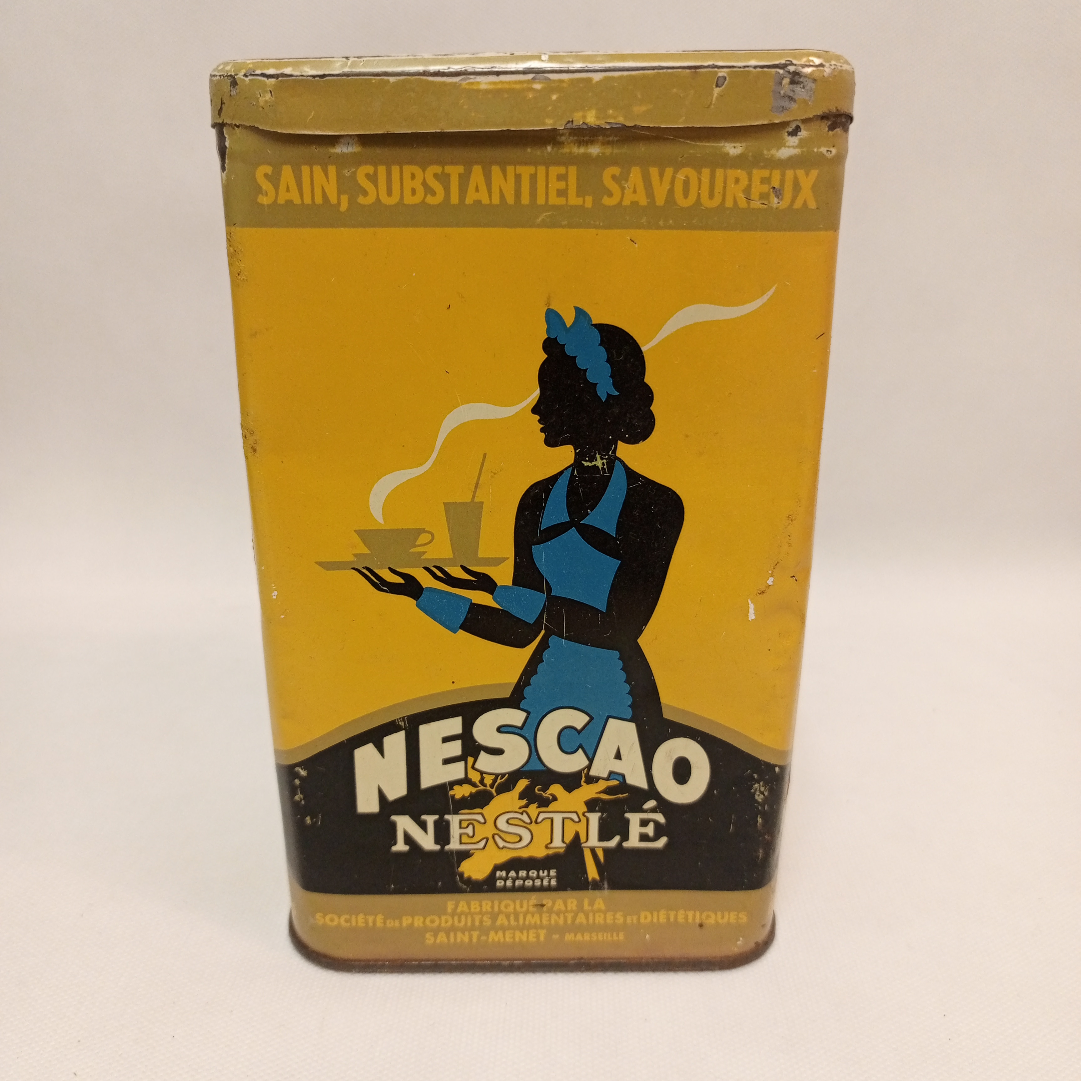 Ancienne Boite Nescao en L'Etat - Label Emmaüs