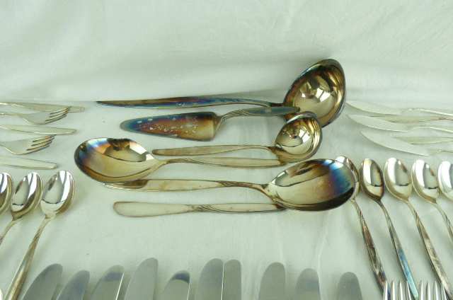 Couverts de table WMF Patent Friodur argent années 1960 - Label Emmaüs