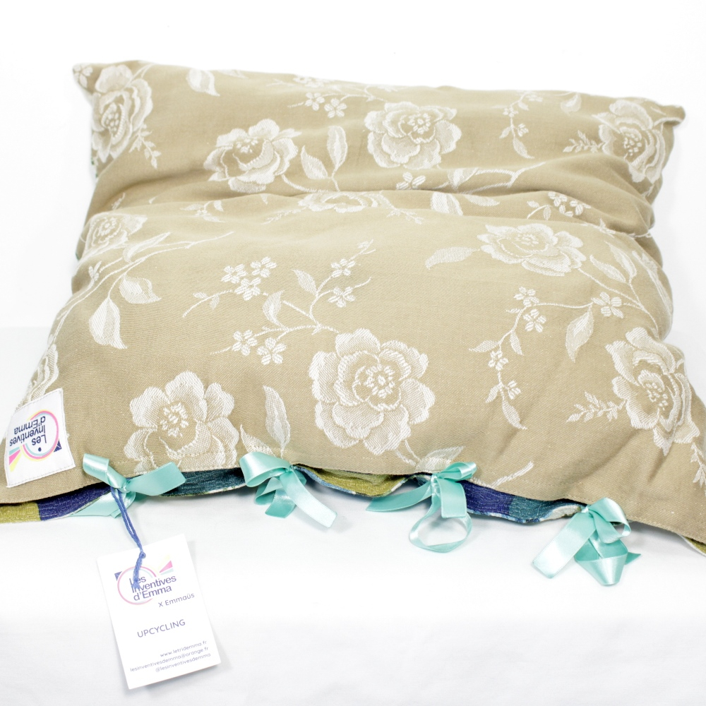 🏠 Coussin Double Faces Ecru LES INVENTIVES D'EMMA pour la maison pas ...