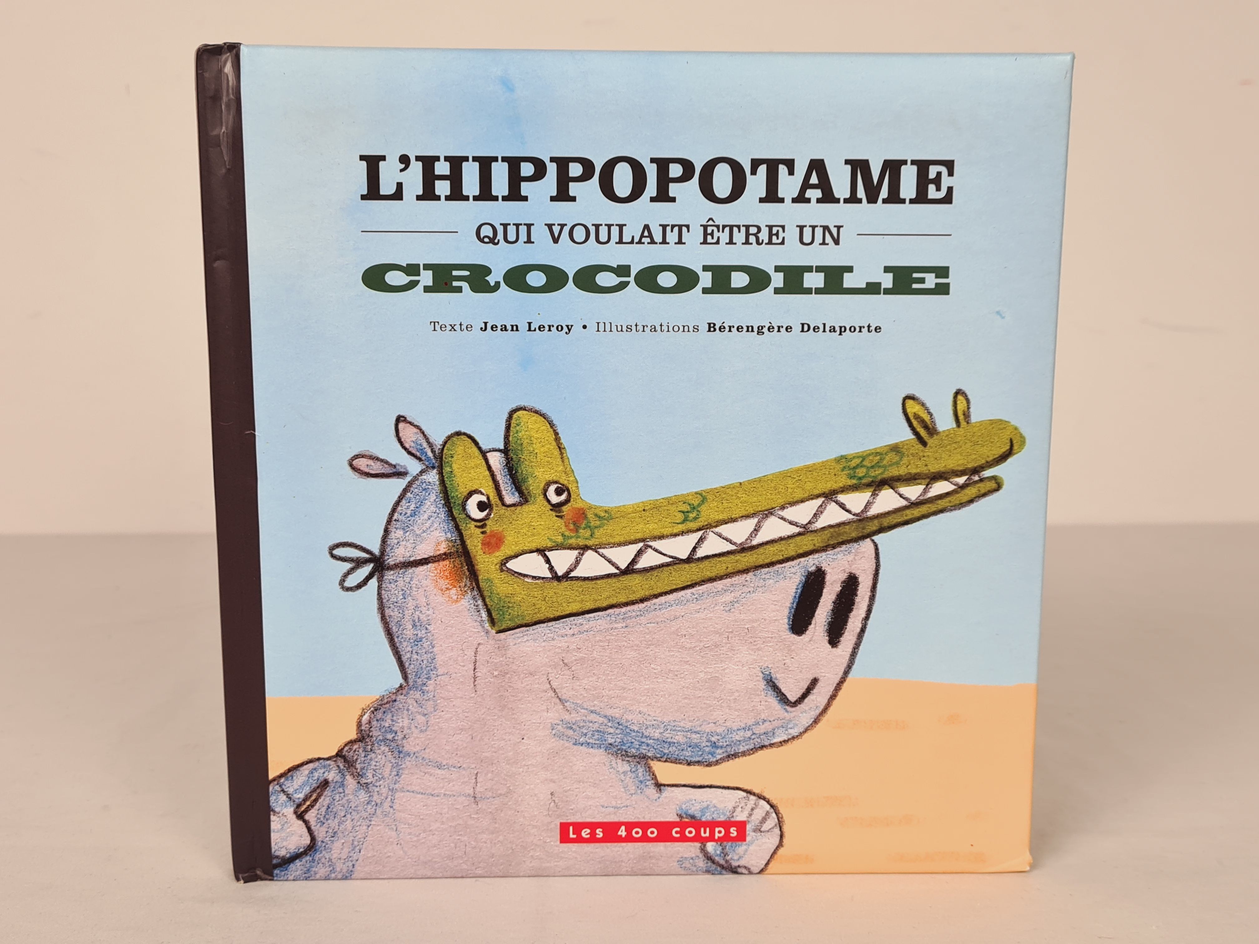 Livre jeunesse - L'hippopotame qui voulait être un crocodile - Label Emmaüs