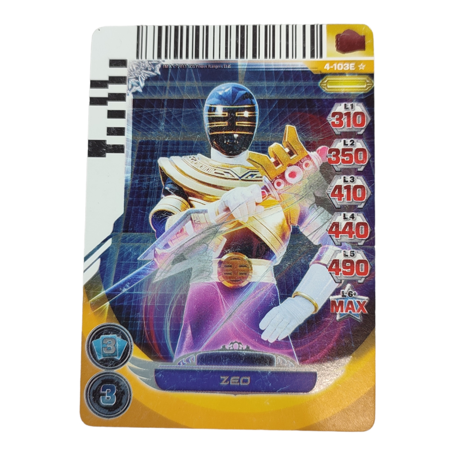 Lot de 52 cartes de collection "Saban's Power Rangers Action Card Game ...
