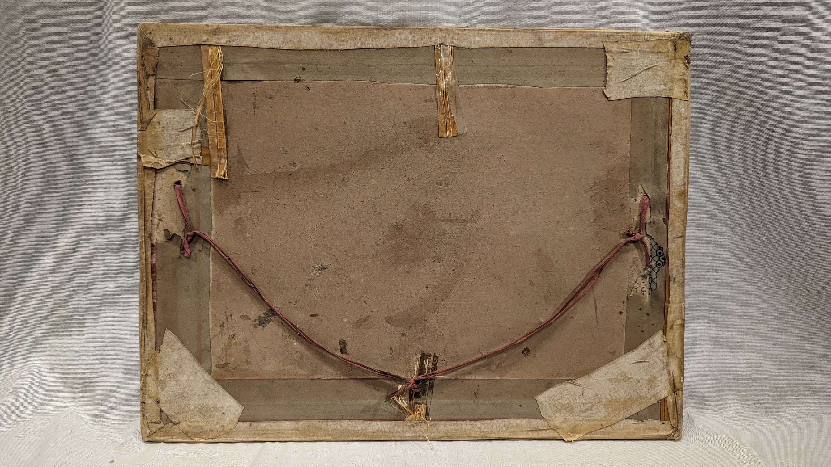 Reproduction, lithographie ?? mise sous verre, du tableau "Le Moulin ...