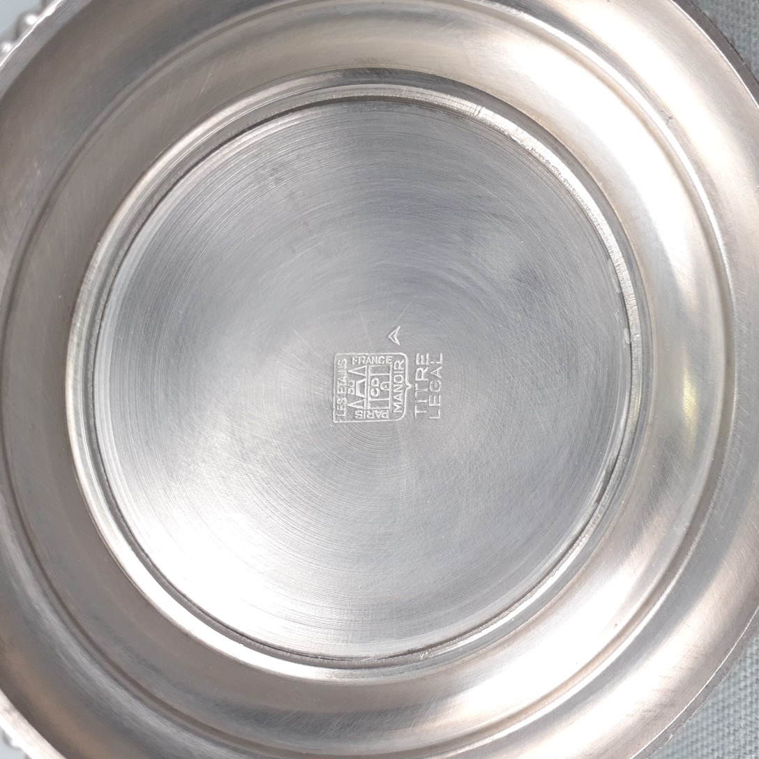 Ensemble pot à lait et sucrier en étain du manoir paris, France - Label ...