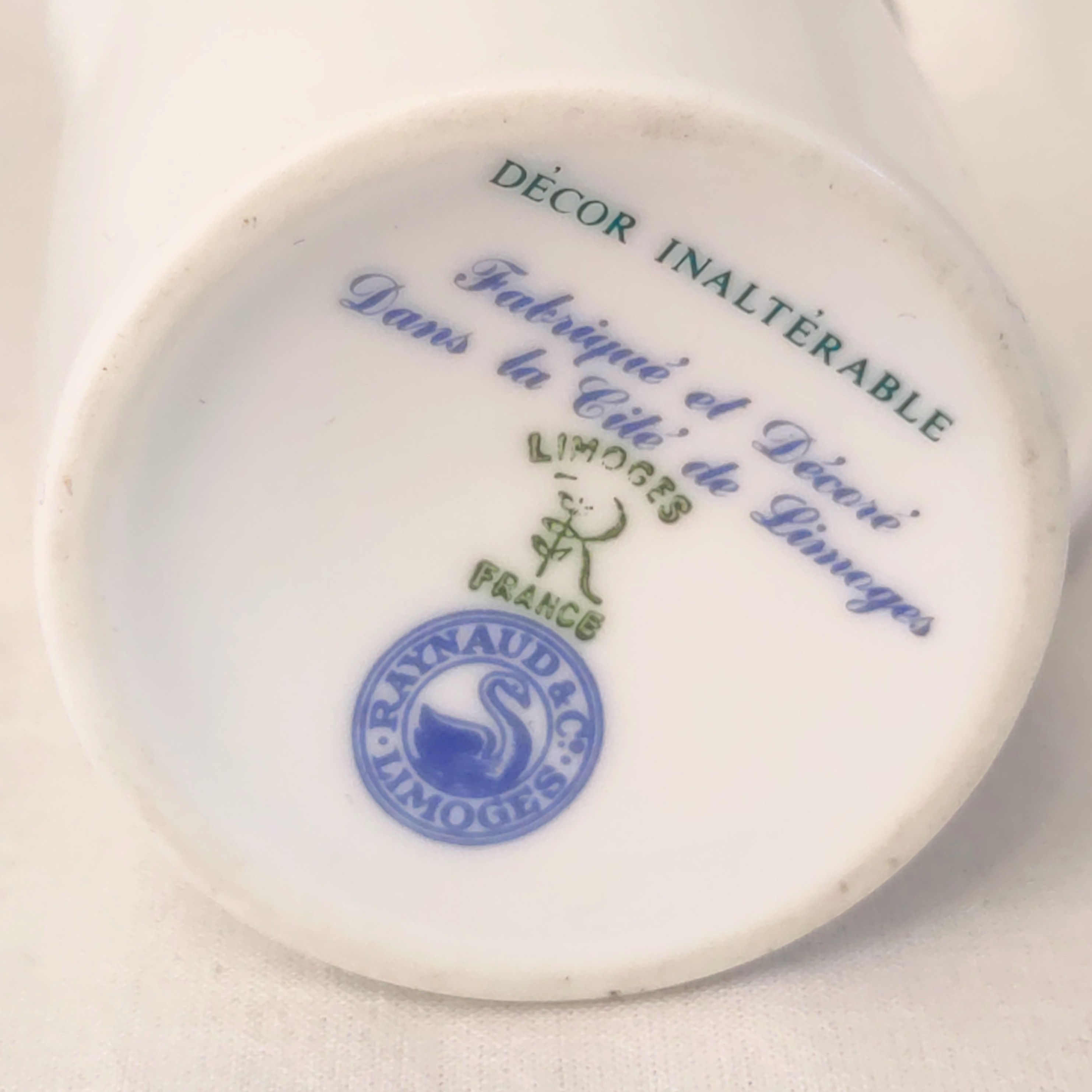 Théière et pot à lait en porcelaine - Limoges France - Raynaud & co ...