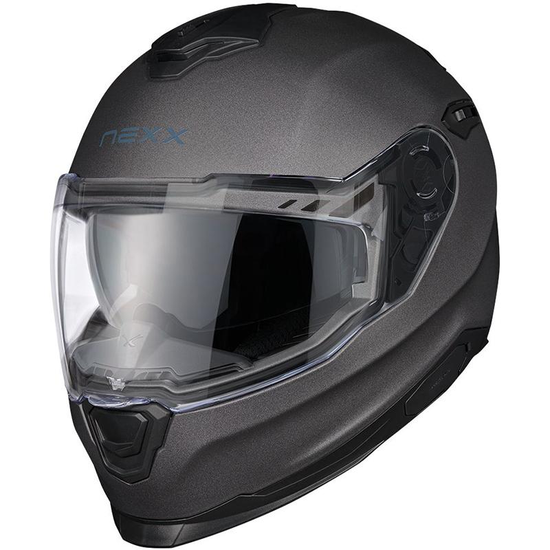 Casque Y.100 CORE NEXX titanium mat - MAXXESS.FR, Casque intégral