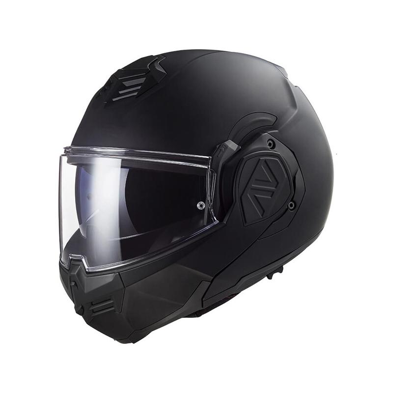 Casque FF906 ADVANT SOLID avec intercom intégré LS2 noir mat - MAXXESS.FR, Casque modulable