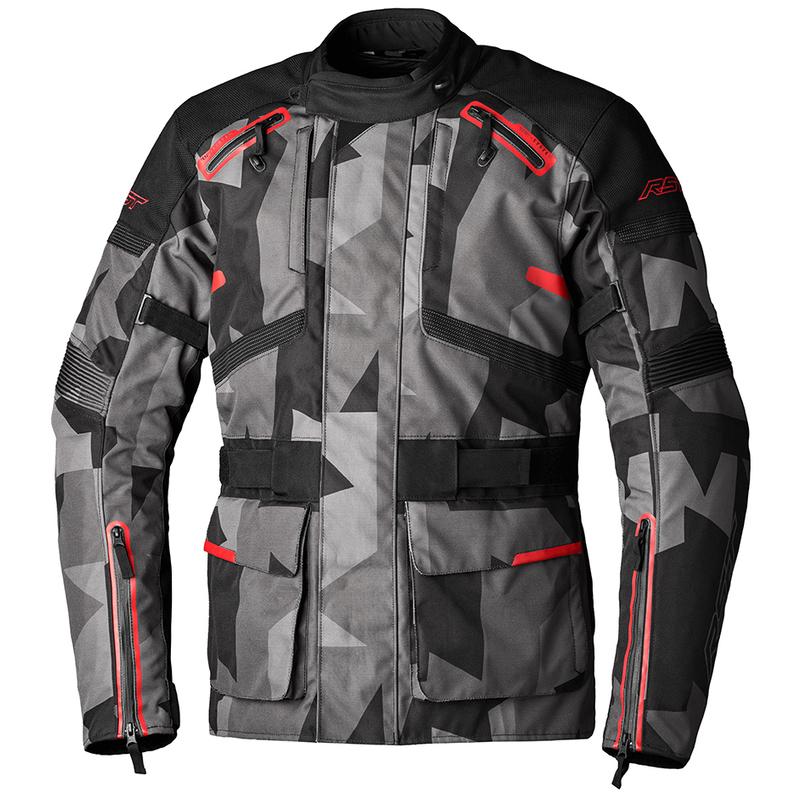 Veste ENDURANCE RST camo/rouge - MAXXESS.FR, Veste moto