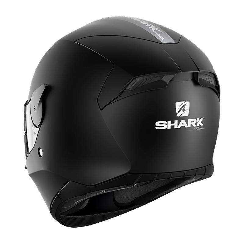 Casque D-SKWAL 2 BLANK SHARK Noir mat - MAXXESS.FR, Casque intégral