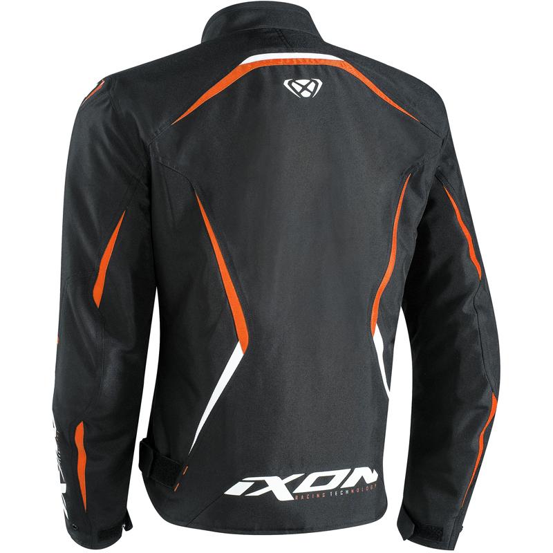 Blouson Sprinter IXON Noir/Orange - MAXXESS.FR, Blouson moto textile