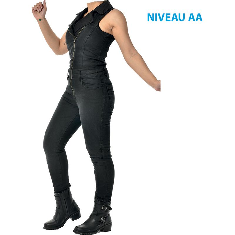 Combinaison jeans MAZE OVERLAP noir - MAXXESS.FR, Jeans moto