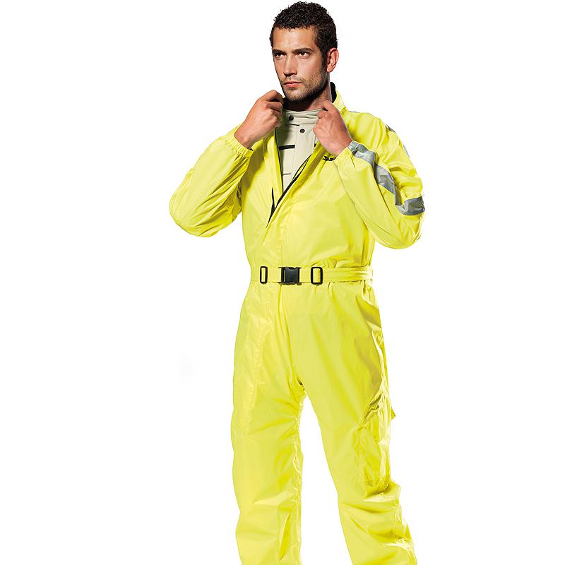 Combinaison de pluie RAIN FLUX SPIDI Jaune - MAXXESS.FR, Protection ...