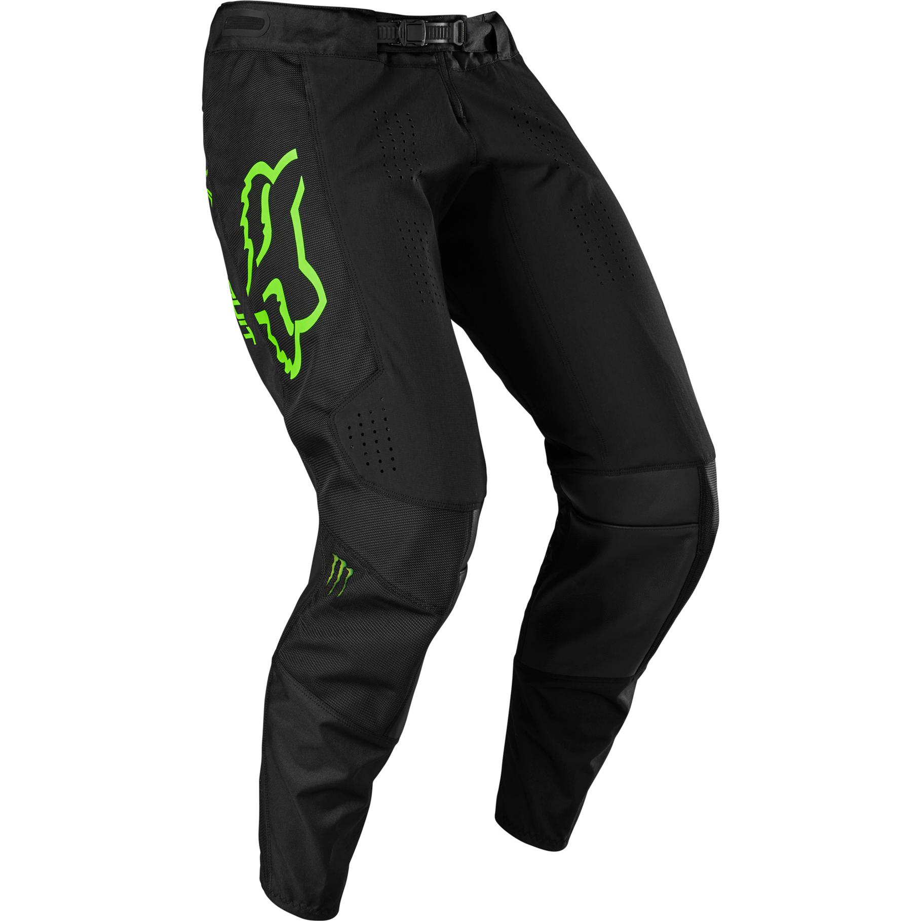 Pantalon Cross 360 MONSTER FOX Noir/Vert fluo - MAXXESS.FR, Pantalon Cross