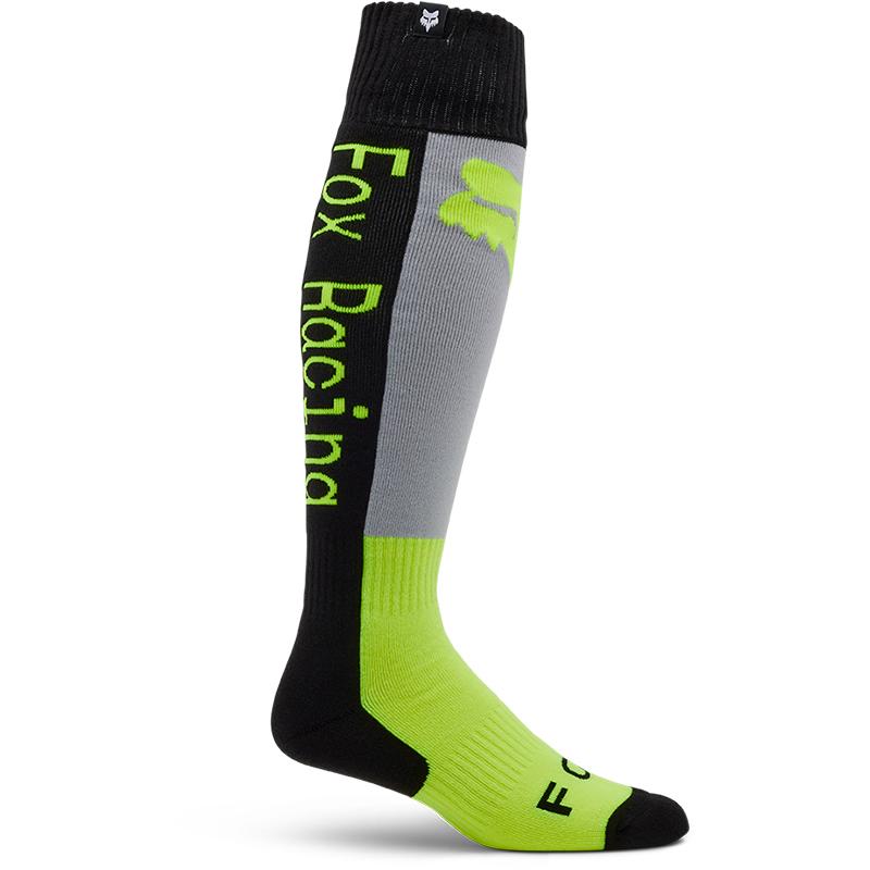 Chaussettes 180 LEAN FOX noir/gris/jaune fluo - MAXXESS.FR, Accessoires ...