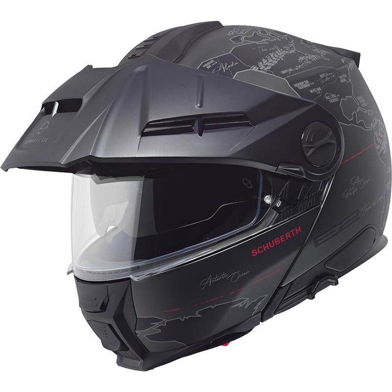 Casque E2 ATLAS SCHUBERTH Anthracite - MAXXESS.FR, Casque modulable