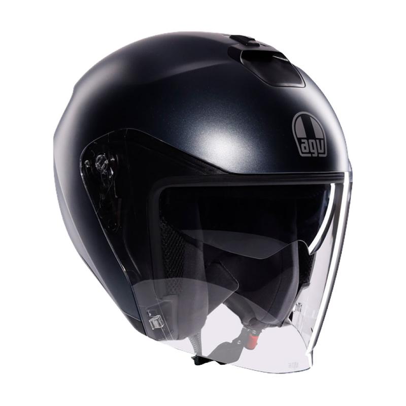 Casque IRIDES MONO ARDESIA AGV gris - MAXXESS.FR, Casque jet
