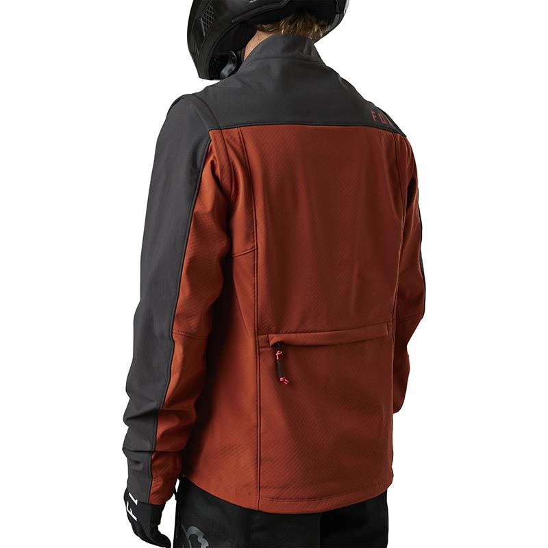 Veste softshell RANGER SOFTSHELL FOX noir/cuivre - MAXXESS.FR, Veste enduro