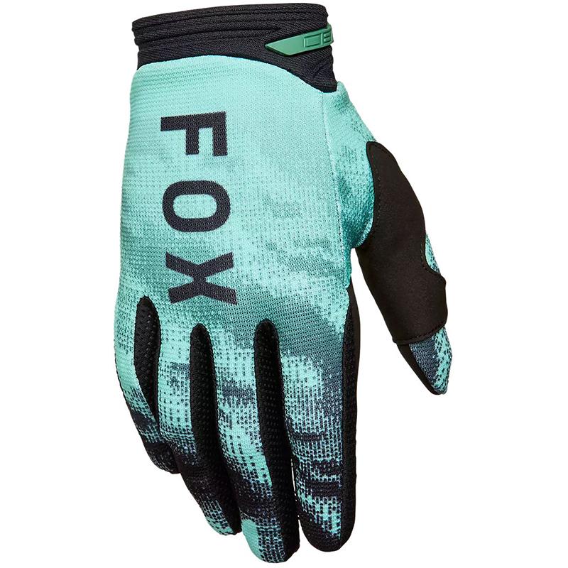 Gants cross 180 KAIROS FOX turquoise/noir - MAXXESS.FR, Gants Cross