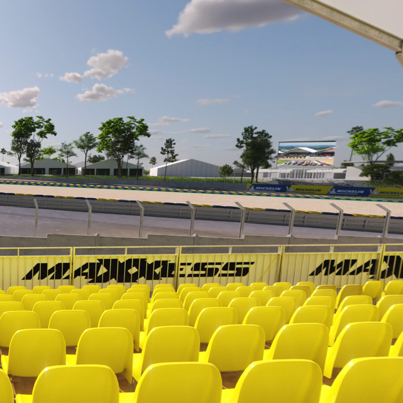 Billet Tribune Couverte T.10 Maxxess Michelin Grand Prix de France Moto ...
