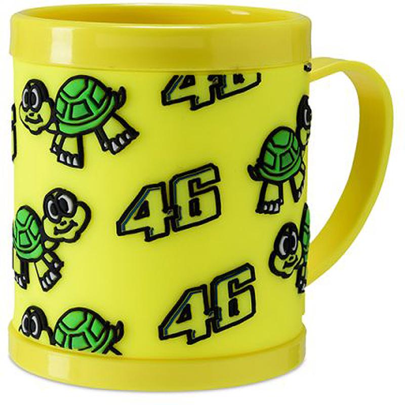 Mug Plastic Classic Yellow VR46 - MOTO-AXXE.FR, Goodies et objets