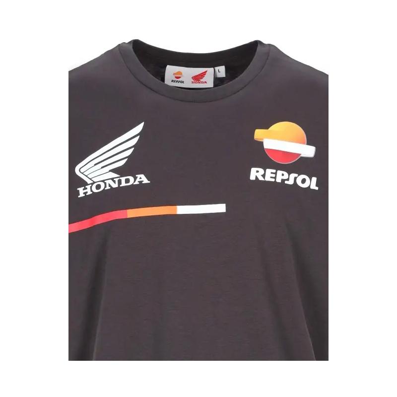 Tee-shirt à manches courtes Honda Repsol REPSOL gris - MOTO-AXXE.FR, T ...