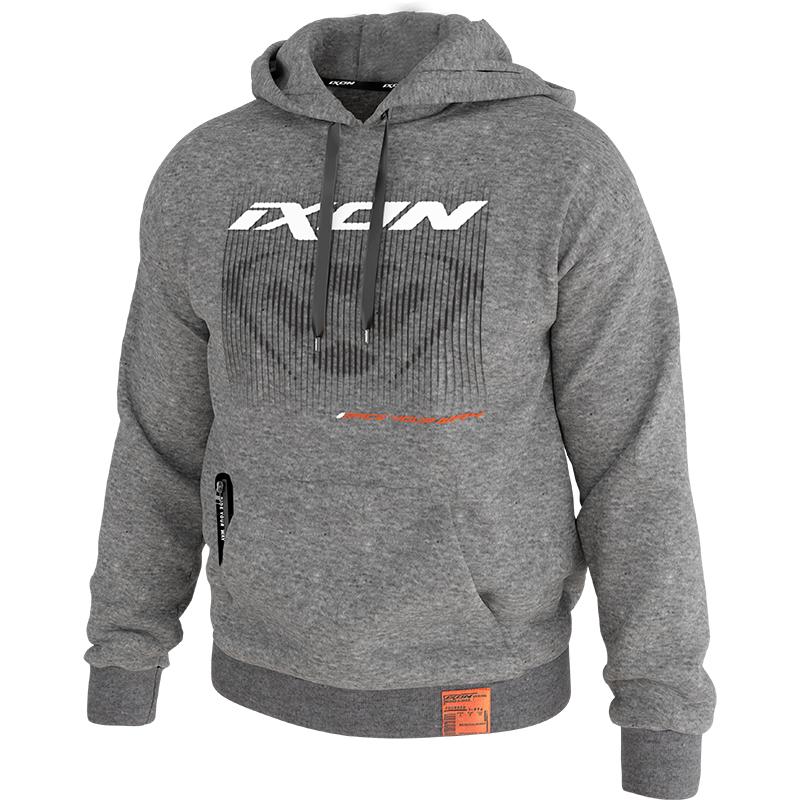 Sweat CHILL IXON gris - MOTO-AXXE.FR, Sweat et Vestes