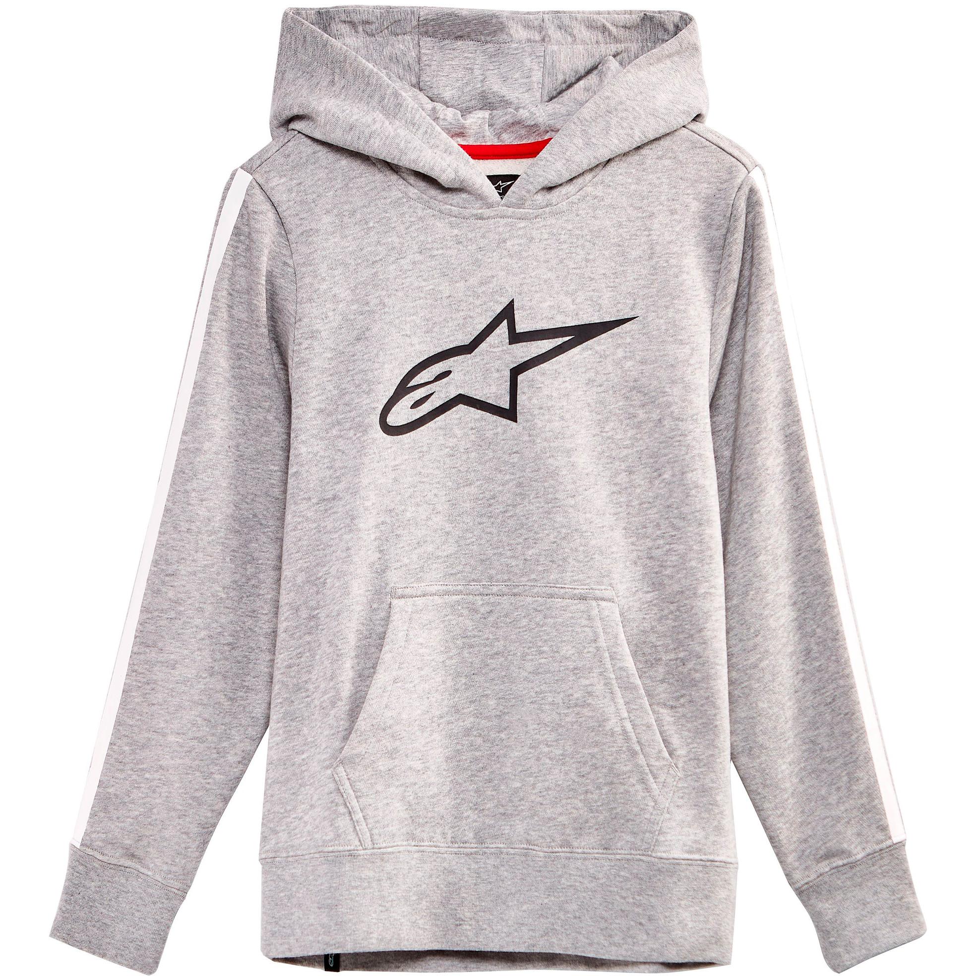 Pull RACEY KIDS ALPINESTARS gris/rouge - MOTO-AXXE.FR, Sweat et Vestes