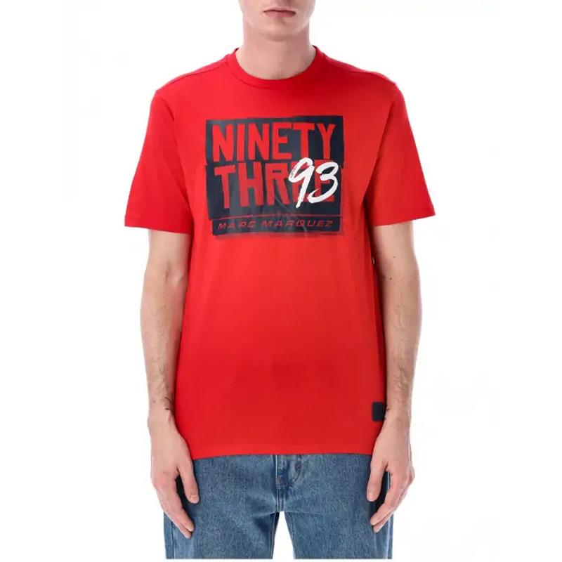Tee-shirt NINETY THREE MARQUEZ rouge/bleu - MOTO-AXXE.FR, T-Shirt