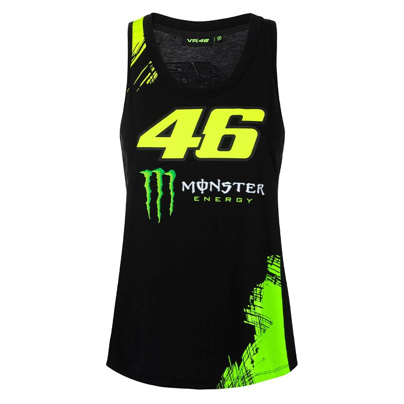 Débardeur MONSTER ENERGY 46 LADY VR46 noir/jaune fluo - MOTO-AXXE.FR, T ...