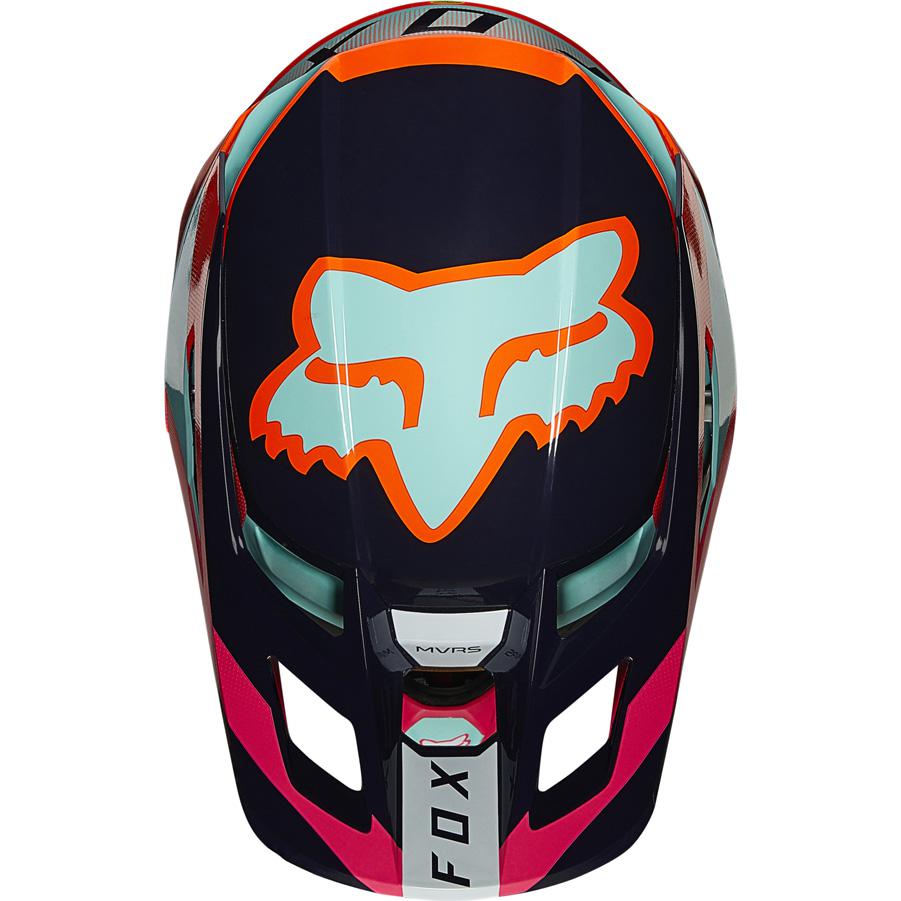 Casque cross V2 VOKE FOX Rouge/Bleu - MOTO-AXXE.FR, Casque Cross