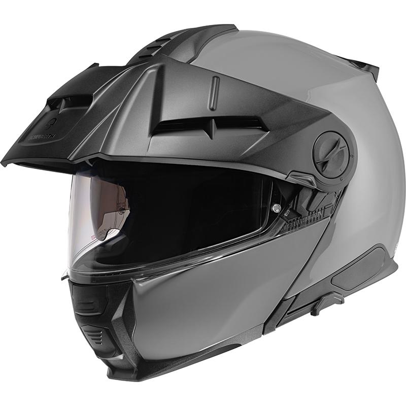Casque E2 Concrete SCHUBERTH gris - MOTO-AXXE.FR, Casque crossover
