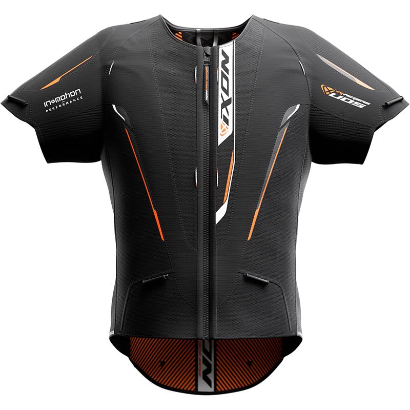 Airbag IX-AIRBAG U05 IXON noir/orange - MOTO-AXXE.FR, Airbag moto