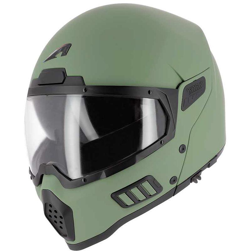 Casque SPECTRUM UNI ASTONE Vert anis mat - MOTO-AXXE.FR, Casque intégral