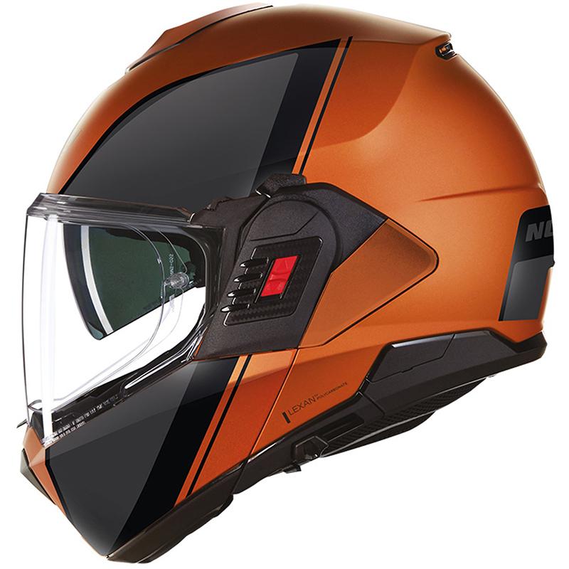 Casque N120-1 VERNICIATURA SPECIALE NOLAN orange/noir - MOTO-AXXE.FR ...