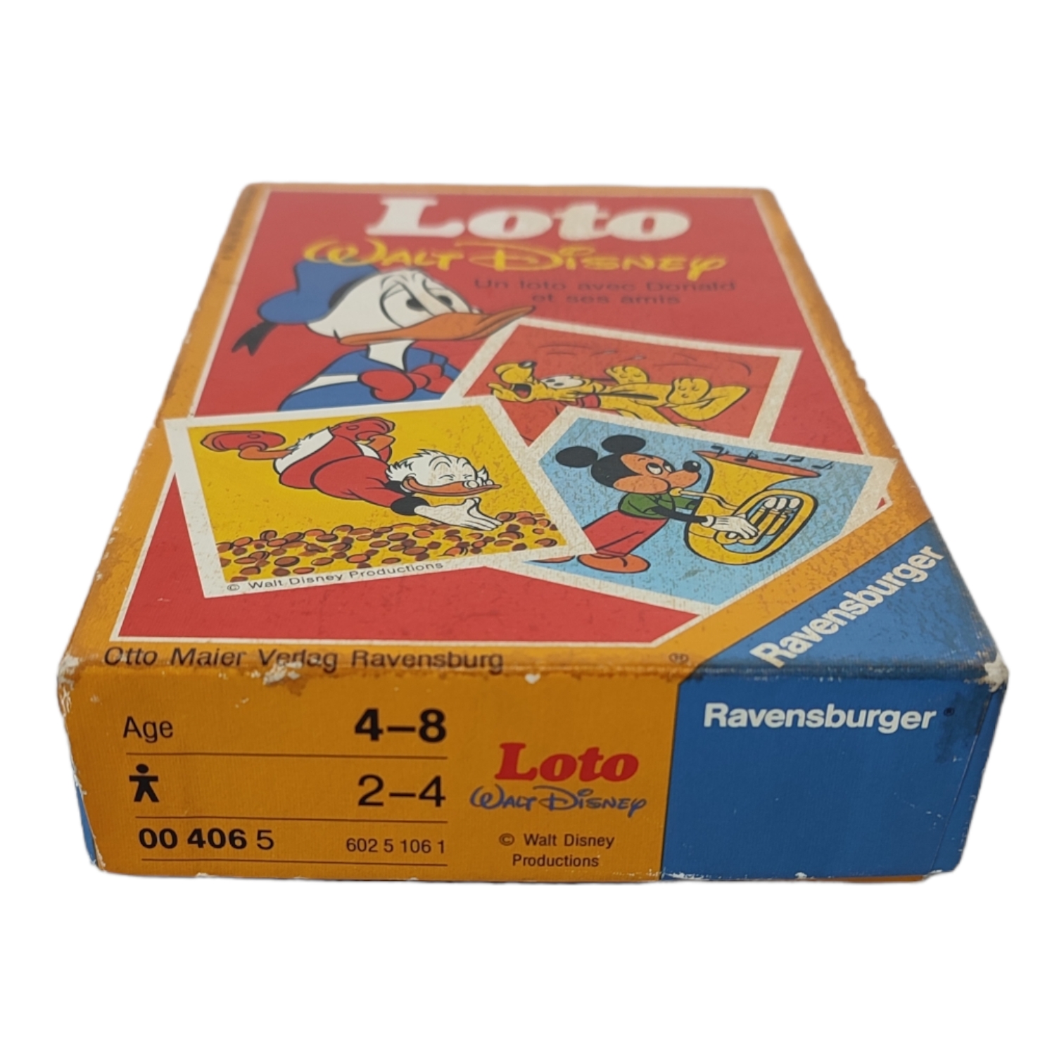 Loto Walt Disney - Ravensburger - année 1985 - Label Emmaüs