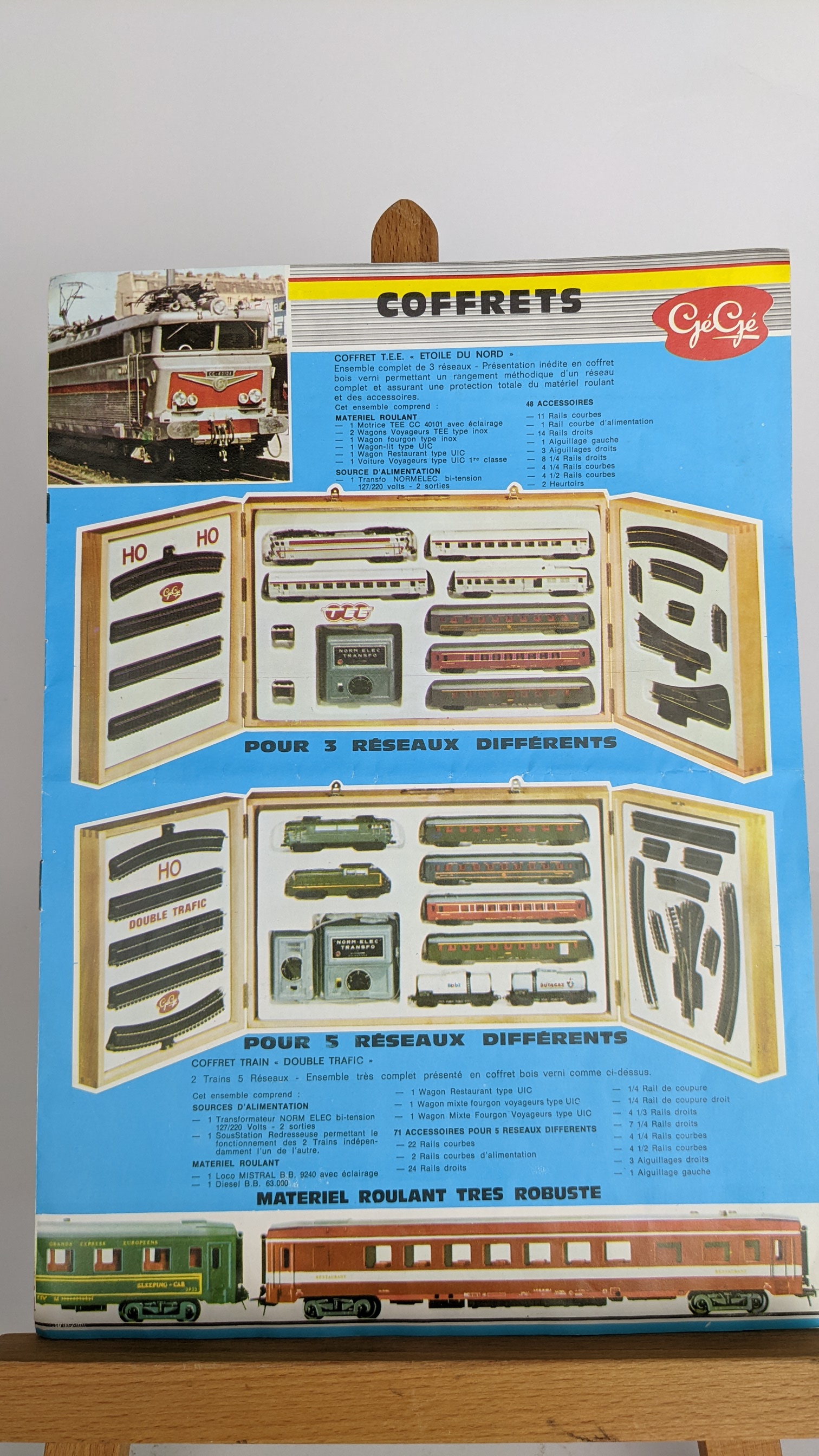 Catalogue de trains - Gégé HO - Label Emmaüs