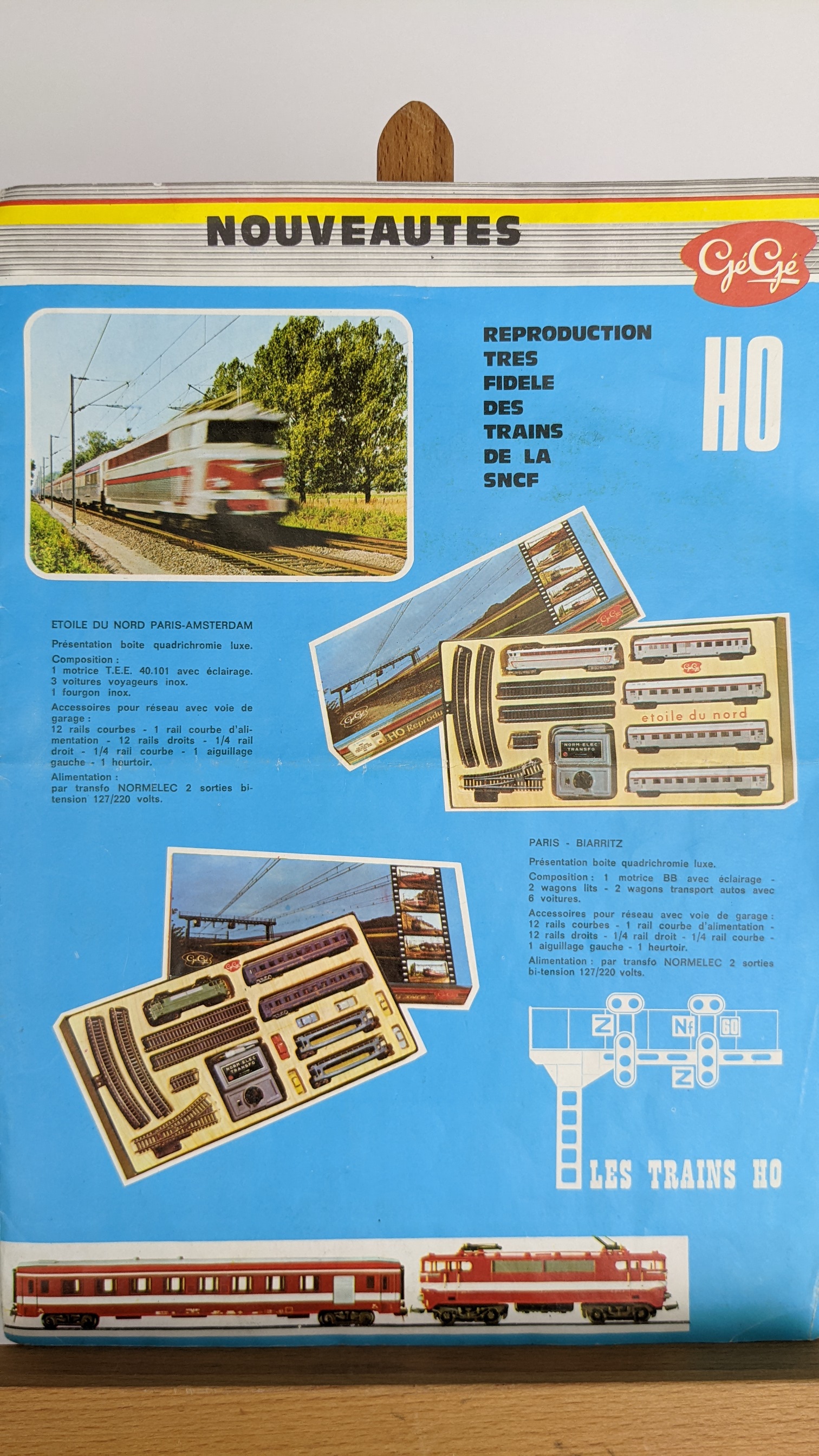 Catalogue de trains - Gégé HO - Label Emmaüs