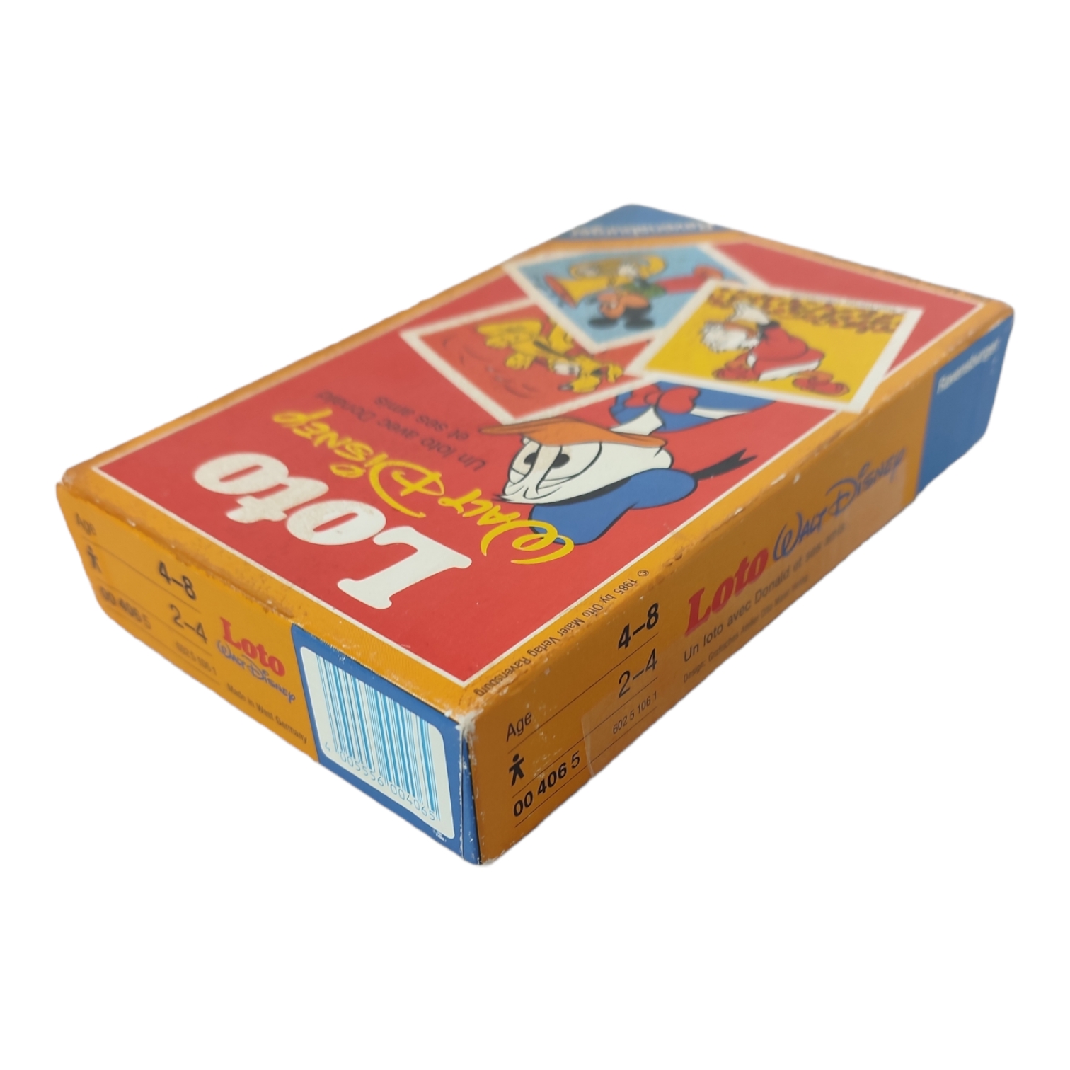 Loto Walt Disney - Ravensburger - année 1985 - Label Emmaüs