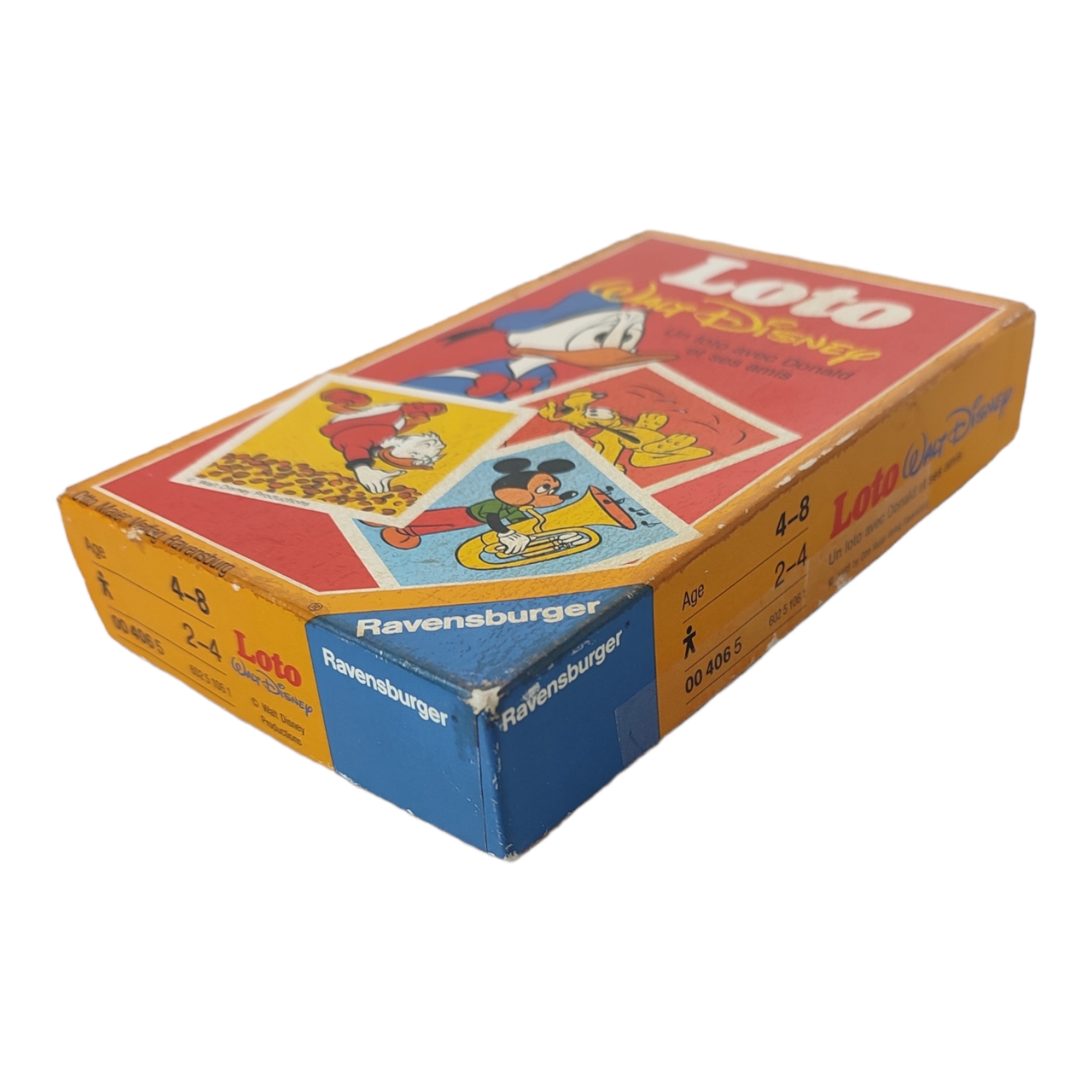 Loto Walt Disney - Ravensburger - année 1985 - Label Emmaüs