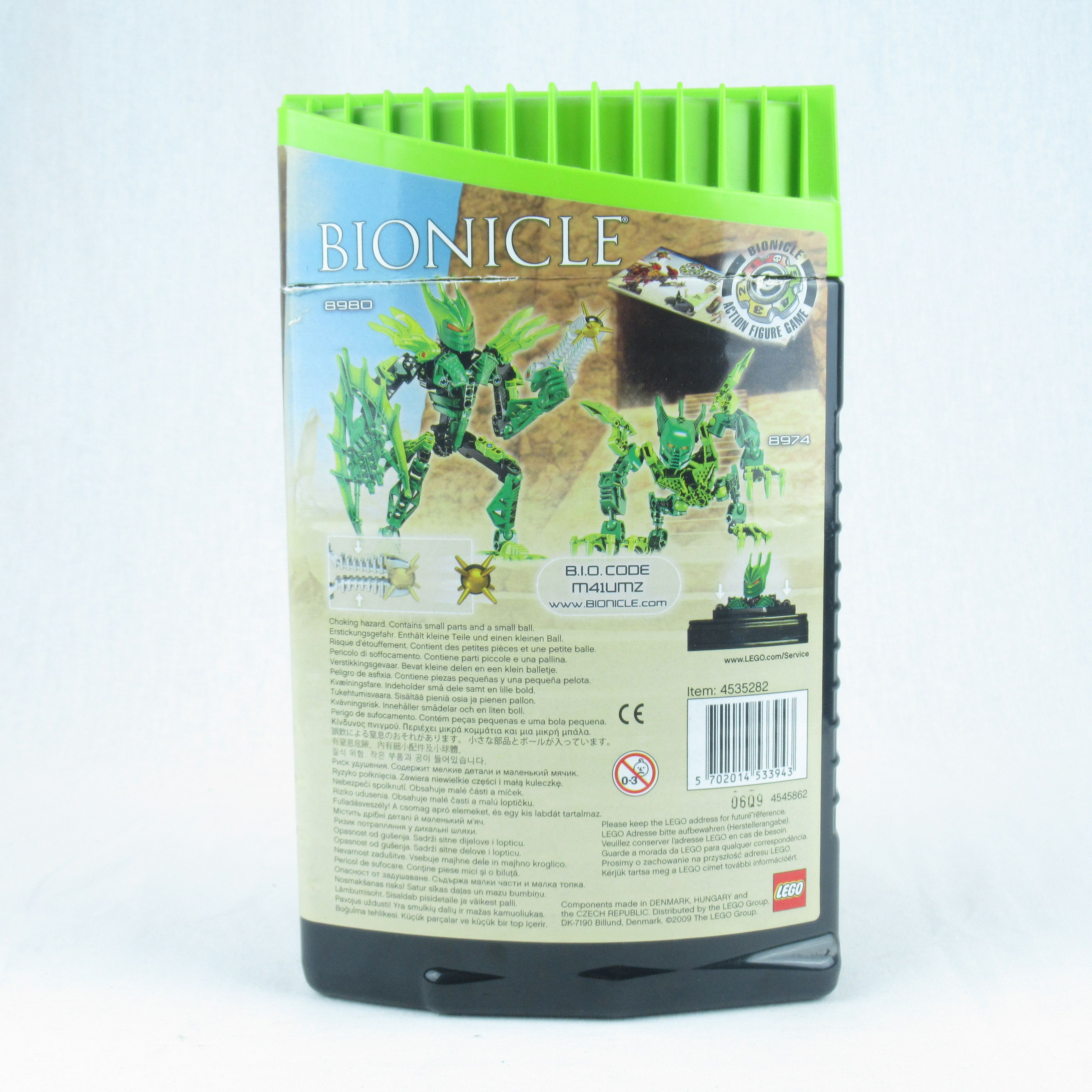 Figurine Bionicle Glatorian n°8980 - Lego Bionicle - Label Emmaüs