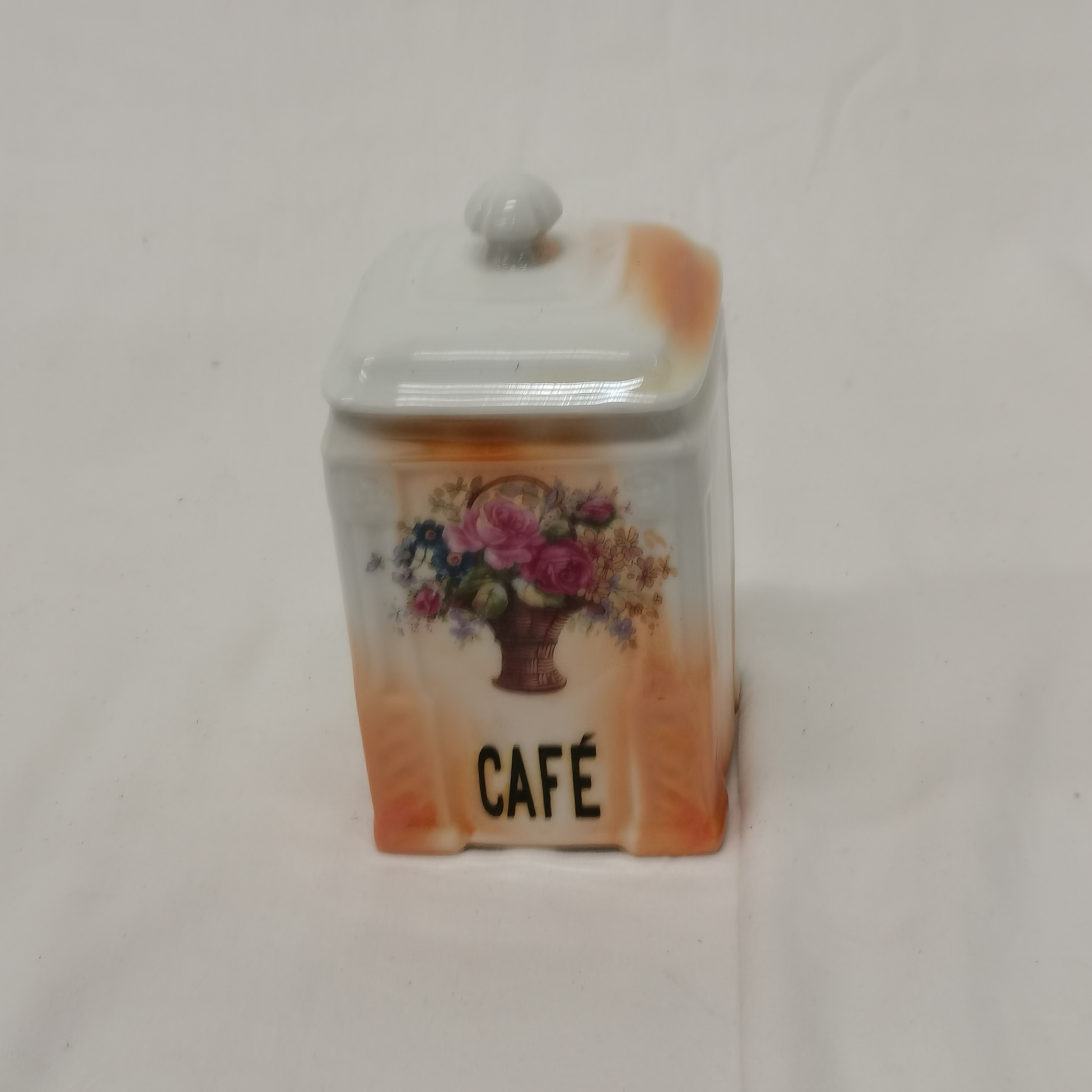 Pot à épices - Café - Victoria China Czechoslovakia - fleurs - fleuri ...