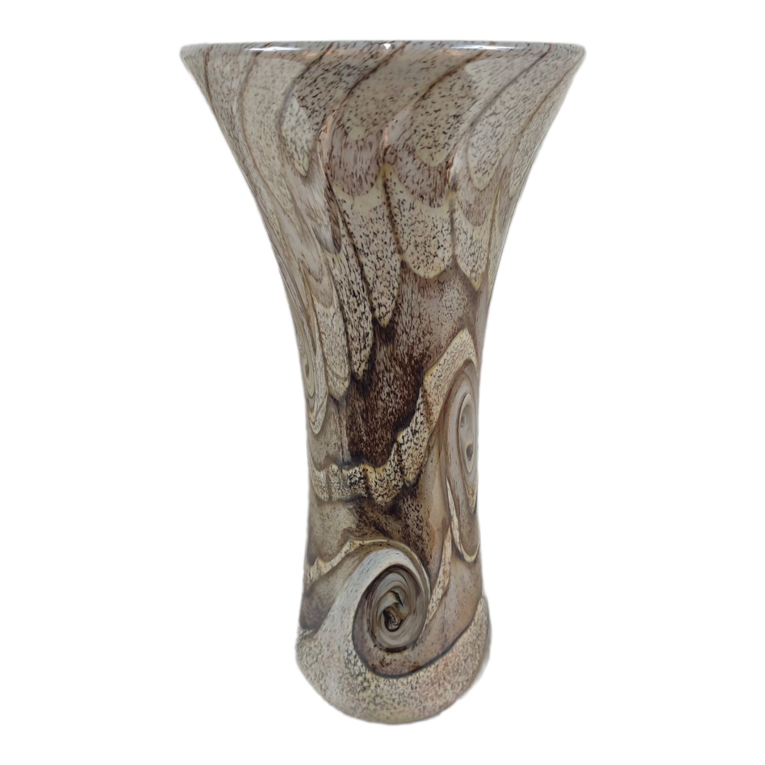 Vase Gozo Glass signé - Label Emmaüs