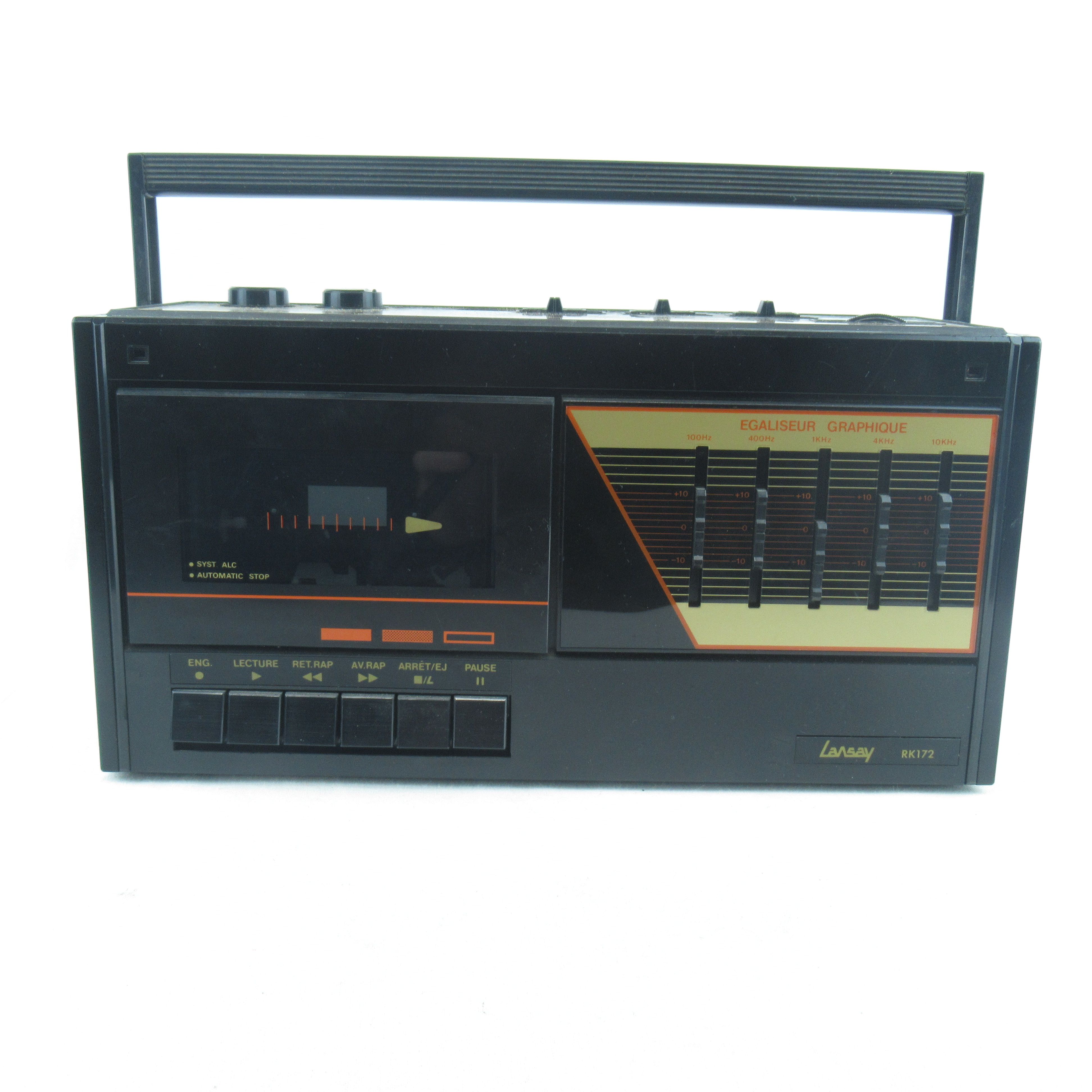 Radio enregistreur stéréo cassette modèle RK 172 - Lansay - Label Emmaüs