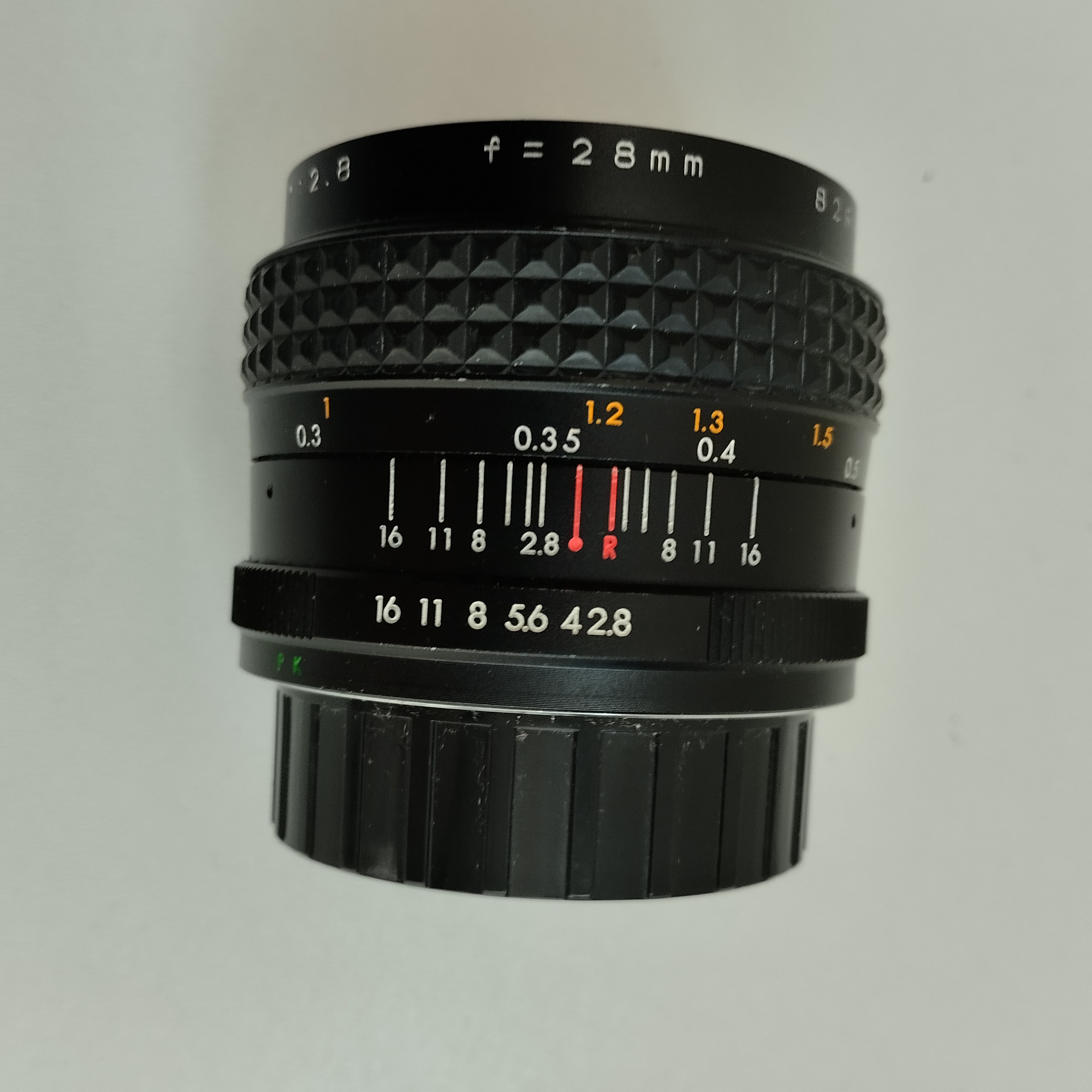 Objectif Auto Makinon Multi-Coated 1 : 2.8 F = 28 mm 826651 Diamètre 55 ...