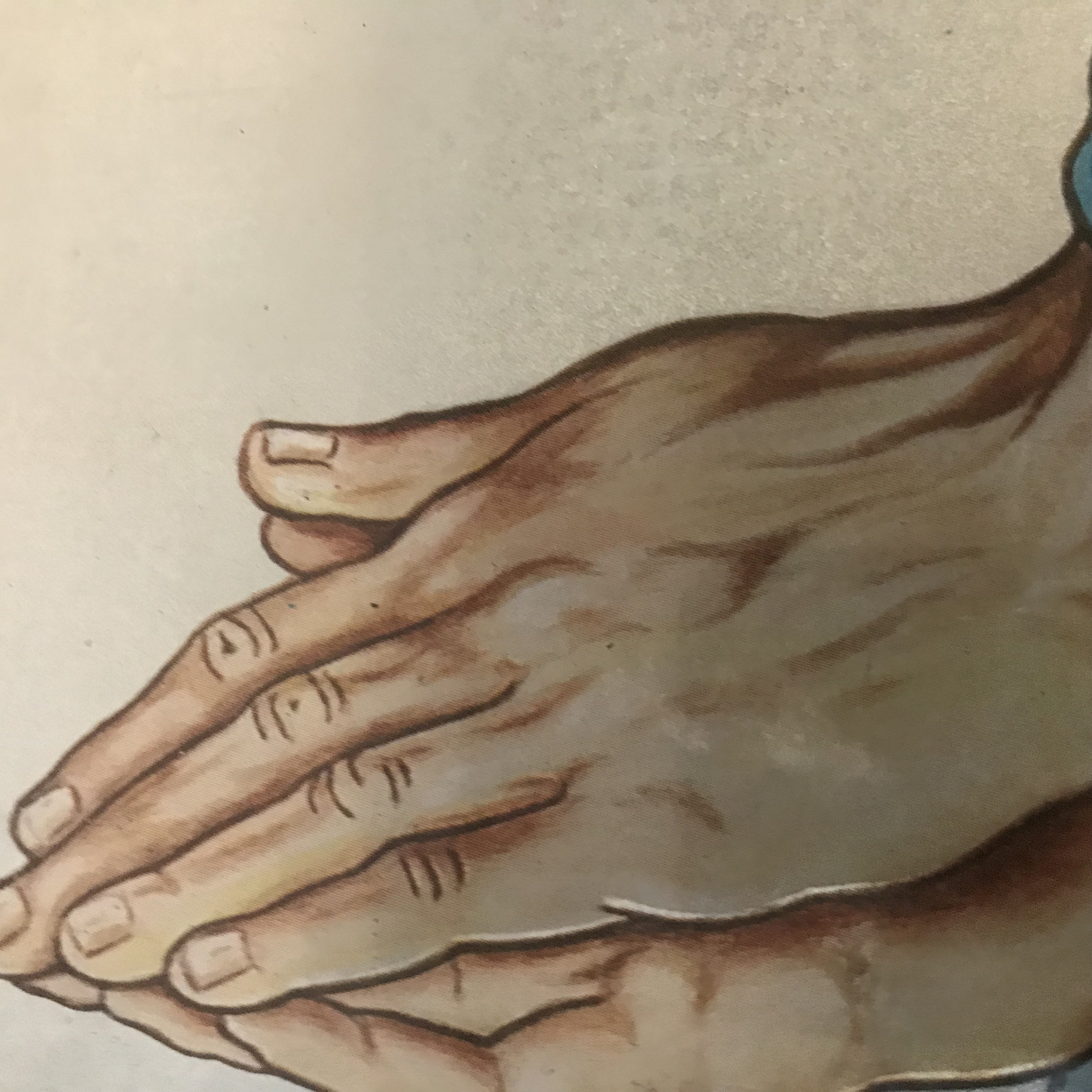 🏠 Tableau Holographique Mains en Prières pour la maison pas cher et ...