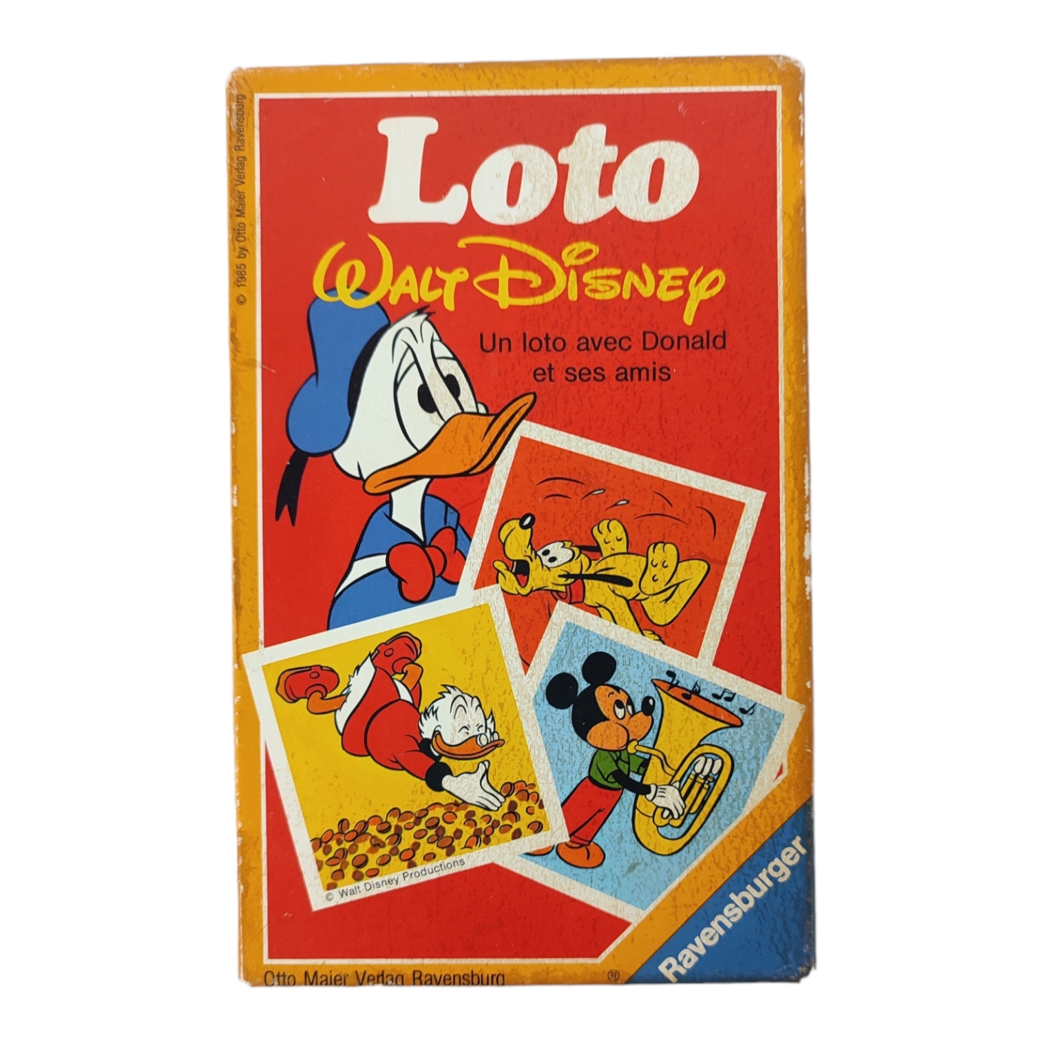 Loto Walt Disney - Ravensburger - année 1985 - Label Emmaüs