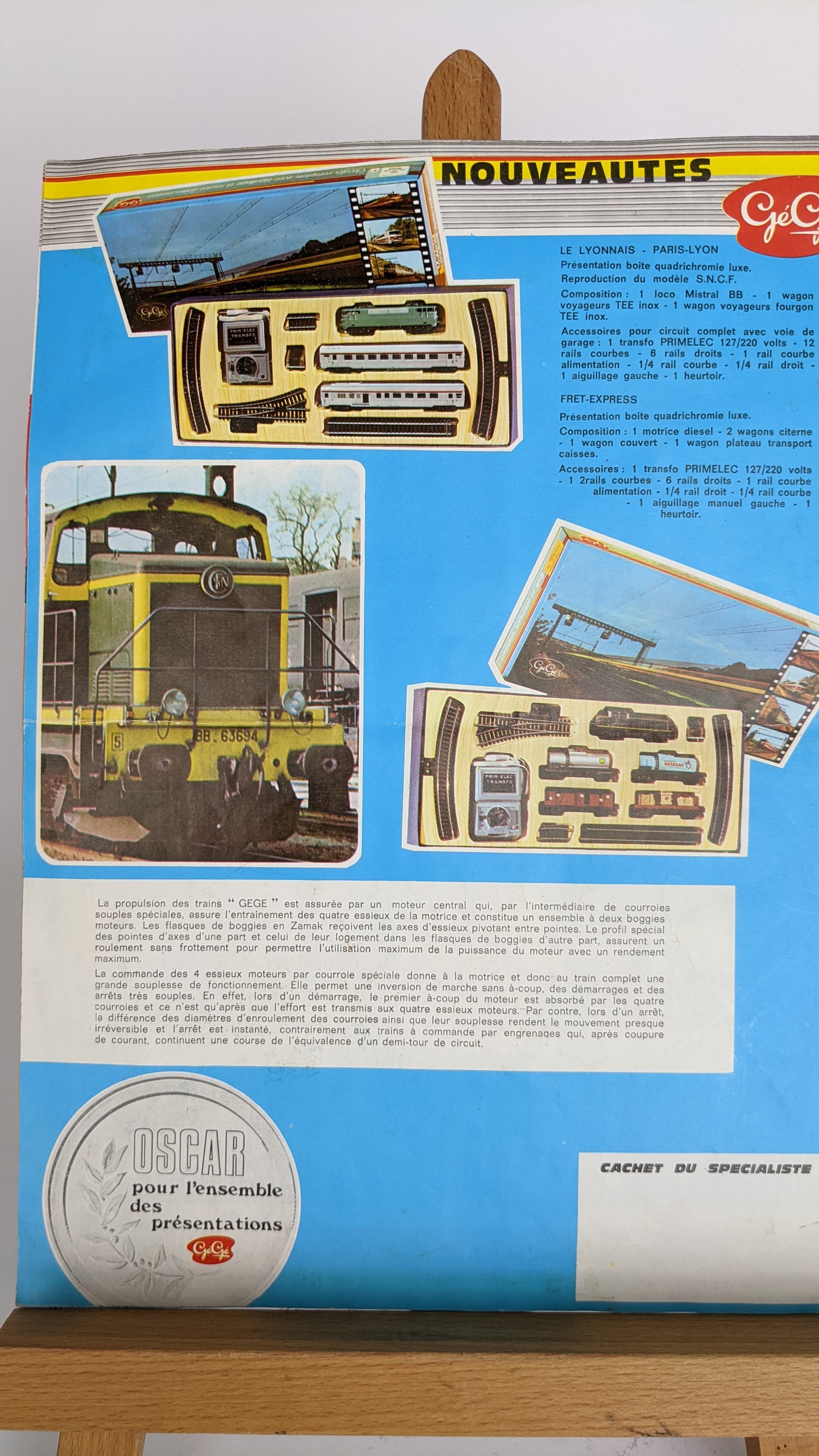 Catalogue de trains - Gégé HO - Label Emmaüs